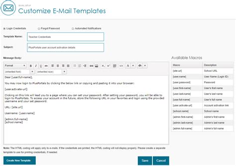 Plusportals E Mail Templates Rediker Software
