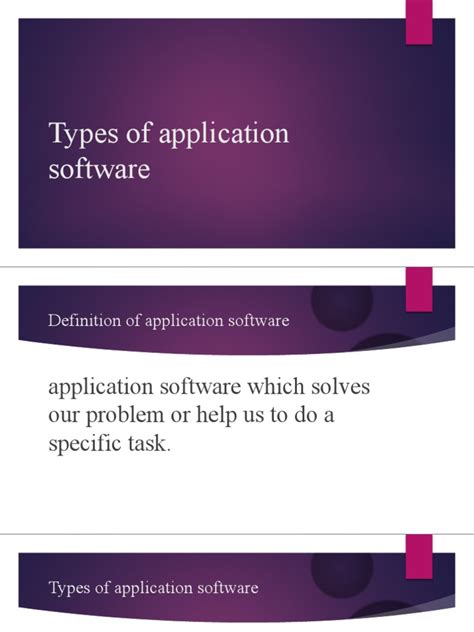 Types Of Application Software Pdf