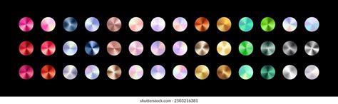 Metallic Gradient Color Scheme