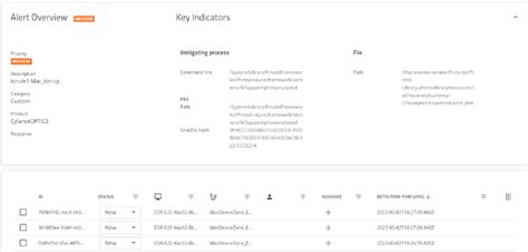 Aggregated Alerts View