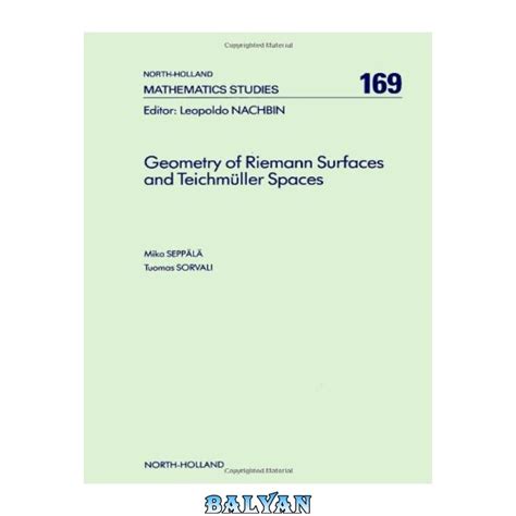 دانلود کتاب Geometry Of Riemann Surfaces And Teichmüller Spaces بلیان