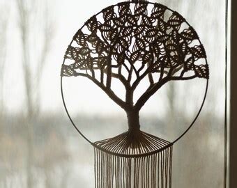 Macramé Tree of Life Etsy