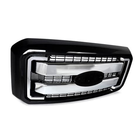 For 2009 2014 Ford F150 Front Upper Bumper Chrome Replace Grille Dl3z
