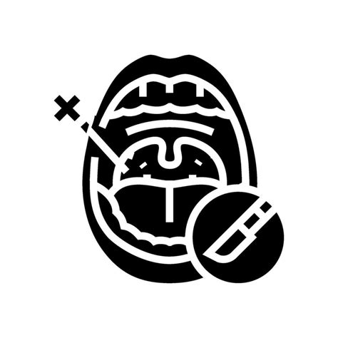 Tonsillectomy Surgery Glyph Icon Vector Illustration 41281473 Vector