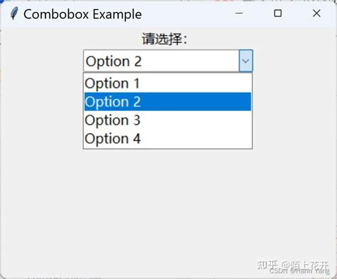 Python tkinter控件全集之组合选择框 ttk ComboBox 知乎