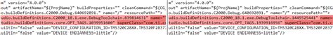compiler tms320f28377d serial number differences in ccs project