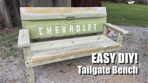 Vintage Tailgate Bench Bed