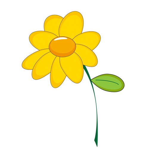 Clipart Of Yellow Flowers