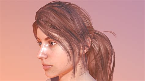 Free Product Sexy Girl Game Ready Character 3d Model