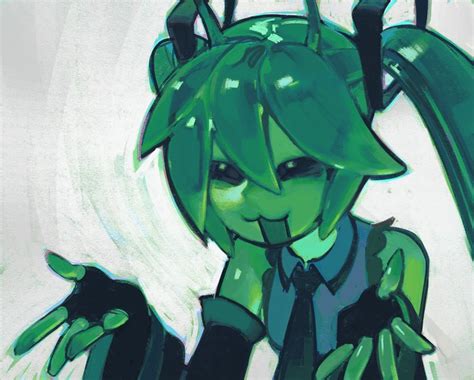 Hatsune Miku Vocaloid Drawn By Rainbowdeww Danbooru