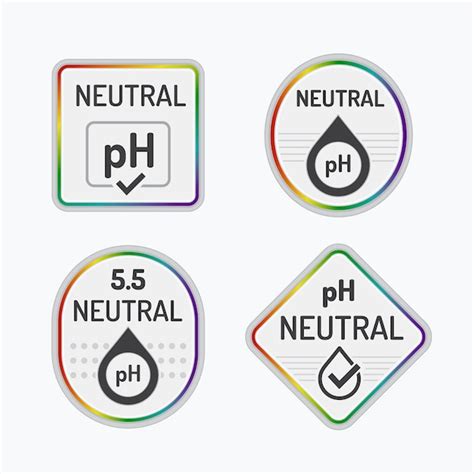 Free Vector Flat Design Neutral Ph Label
