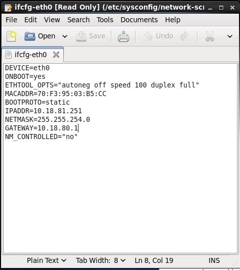 linux troubleshooting my bridged connection with static ip for vm