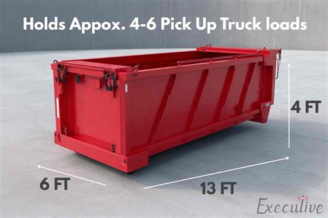 Dumpster Size And Prices Executive Dumpsters