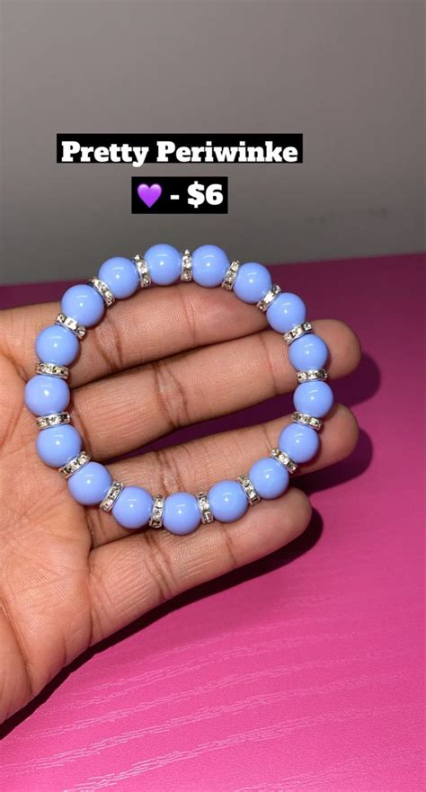 Inbox Me For Purchasing Girly Bracelets Crystal Bead Jewelry Pretty Bracelets