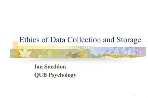 PPT Ethics Of Data Collection And Storage PowerPoint Presentation Free Download ID