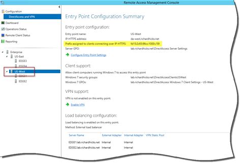 Active Directory Ip Subnets For Directaccess Clients Richard M Hicks