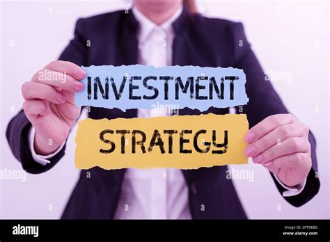 Conceptual Caption Investment Strategy Business Idea Set Of Rules