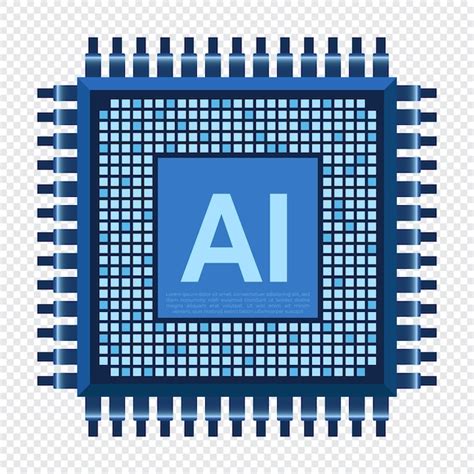Premium Vector Artificial Intelligence Chip Ai Processor Concept