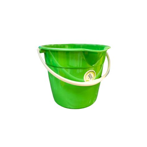 Balde Plastico Color Verde 12 Litros Prolim