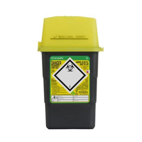 1l Sharps Disposal Container Sharpsafe Safe And Sustainable