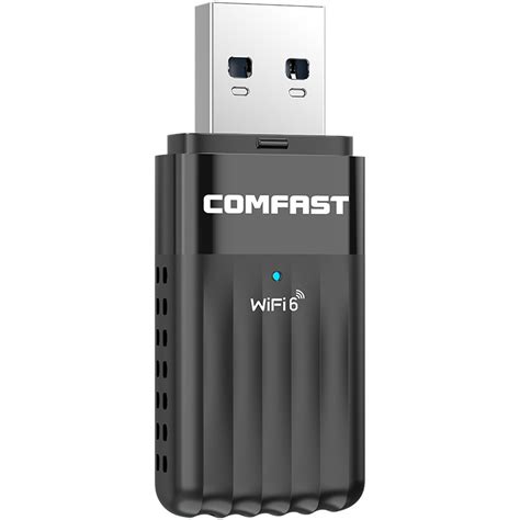 Comfast New 2 In 1 Wifi6 Usb Adapter With Dual Band 900mbps Bluetooth Network Card For Pc