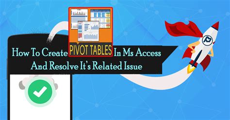 How To Create A Pivot Table In Access 2017 Cabinets Matttroy