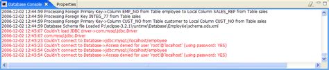 Eclipsedatabase Database Connection