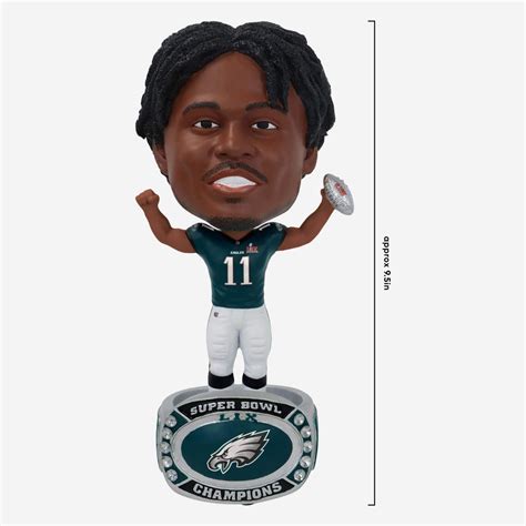 Aj Brown Philadelphia Eagles Super Bowl Lix Champions Ring Base Bighea Foco