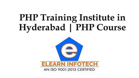 Ppt Php Training Institute In Hyderabad Php Course Powerpoint