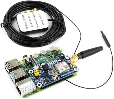 Buy For Raspberry Pi Gsmgprsgnss Bluetooth Hat Module Sms Gps Uart Based On Sim868 For