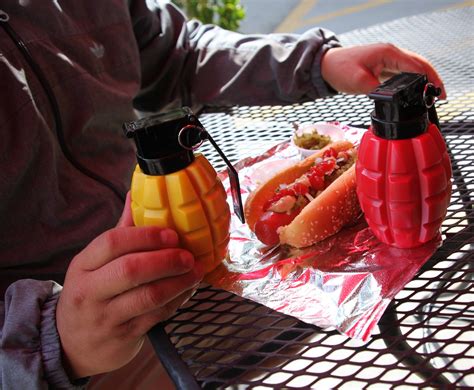Combat Condiment Dispensers Man Up