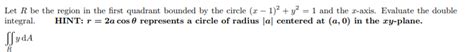 Solved Let R Be The Region In The First Quadrant Bounded By Chegg