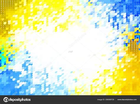 Light Blue Yellow Vector Backdrop Dots Beautiful Colored Illustration Blurred Stock Vector By