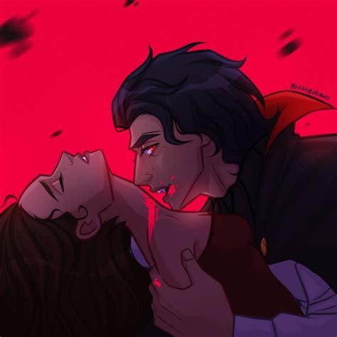 Vampire Biting Art