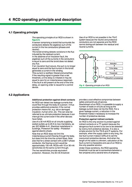Residual Current Devices RCDs In LV