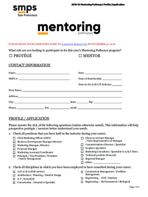 Fillable Online Mentoring Evaluation Form Office Of Human Resources