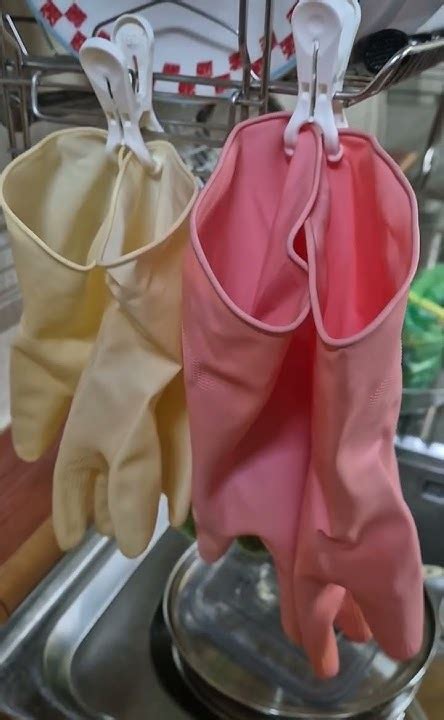 고리고무장갑 없어도 빨래집게 하나로 해결~♡ Youtube