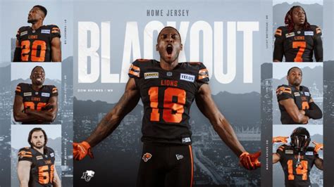 CFLs BC Lions Launch Revamped Home And Away Uniforms SportsLogos Net