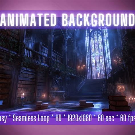 Library Zoom Background Etsy