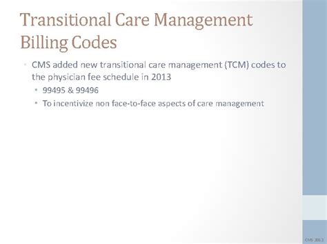 Tcm Billing Codes Cms At Bridget Mireles Blog