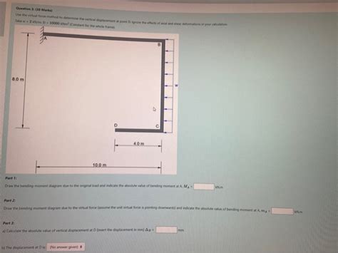 solved question mara use the virtual force method to
