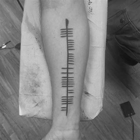 53 Ogham Tattoo Designs For Men