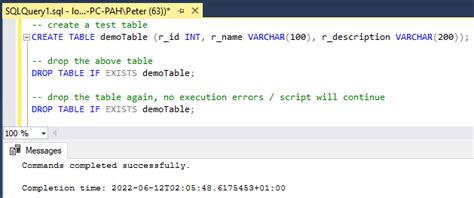 Sql Temp Table Exists Drop Cabinets Matttroy