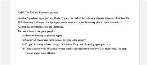4 b2 the ppf and economic growth country a produces apple pies and