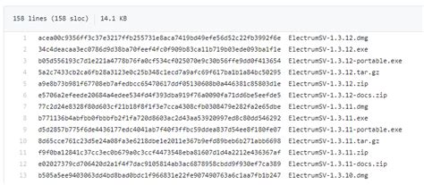 Verifying Your Download ElectrumSV Documentation