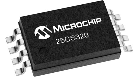 Microchip 25cs320t H St 32kbit Serial Eeprom Memory 4000000ns 8 Pin Tssop Serial Spi Rs
