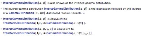 Sampling From An Inverse Gamma Distribution Cross Validated