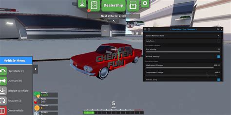 Car Crushers Roblox Script AutoFarm Walkspeed More