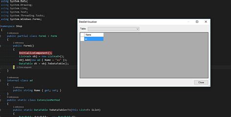 How To Convert A List Into A DataTable