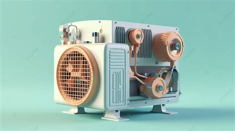 에어컨 서비스 및 연료 공급의 3d 렌더링 공기 냉각기 교류 에어컨 배경 일러스트 및 사진 무료 다운로드 Pngtree